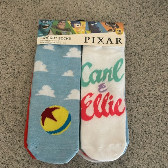 Disney | Accessories | Nwt Disney Pixar Pack Of Low Cut Socks | Poshmark